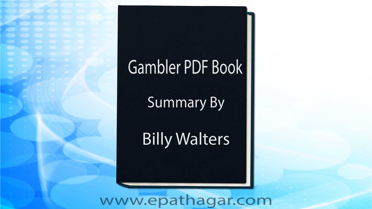 The Gambler PDF Book By Billy Walters Free Download - ePathagar